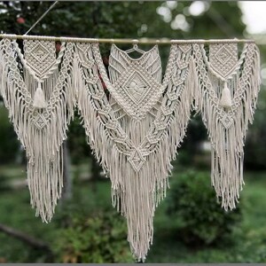 Geometric Macrame / Macrame Wall Hanging/ Macrame Decor/ Macrame Wall ...