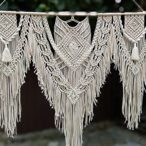 Geometric Macrame / Macrame Wall Hanging/ Macrame Decor/ Macrame Wall ...