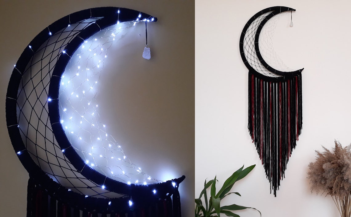 Crescent Moon 242016/magic Moon/luminous - Etsy