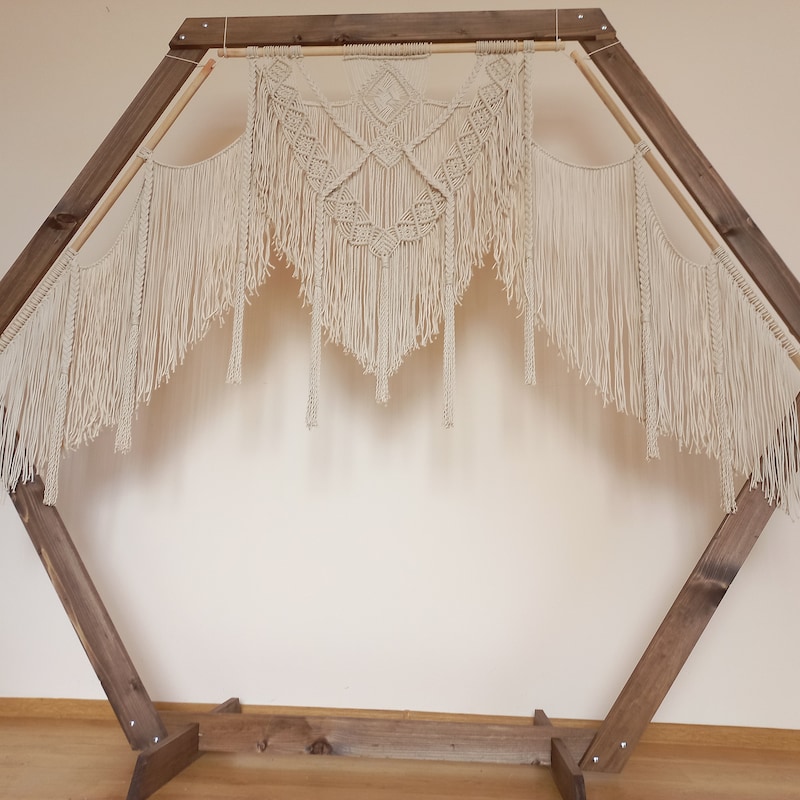 Macrame Wedding Arch - Etsy UK