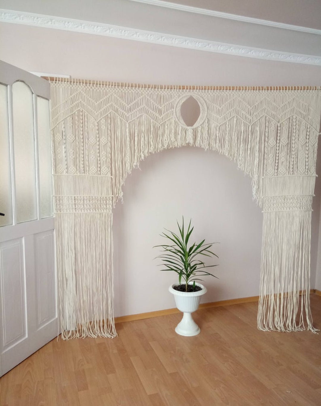 Macrame Wedding Backdrop/ Rustic Wedding Decor/ Hanging/ Extra Large ...