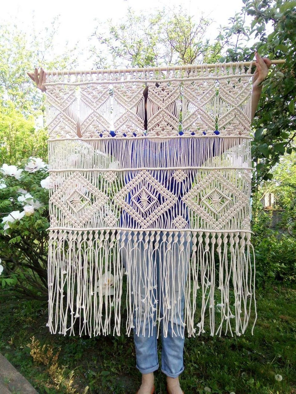 Extra Large Macrame/ Modern Woven Decor Macrame Wall Decor/ | Etsy