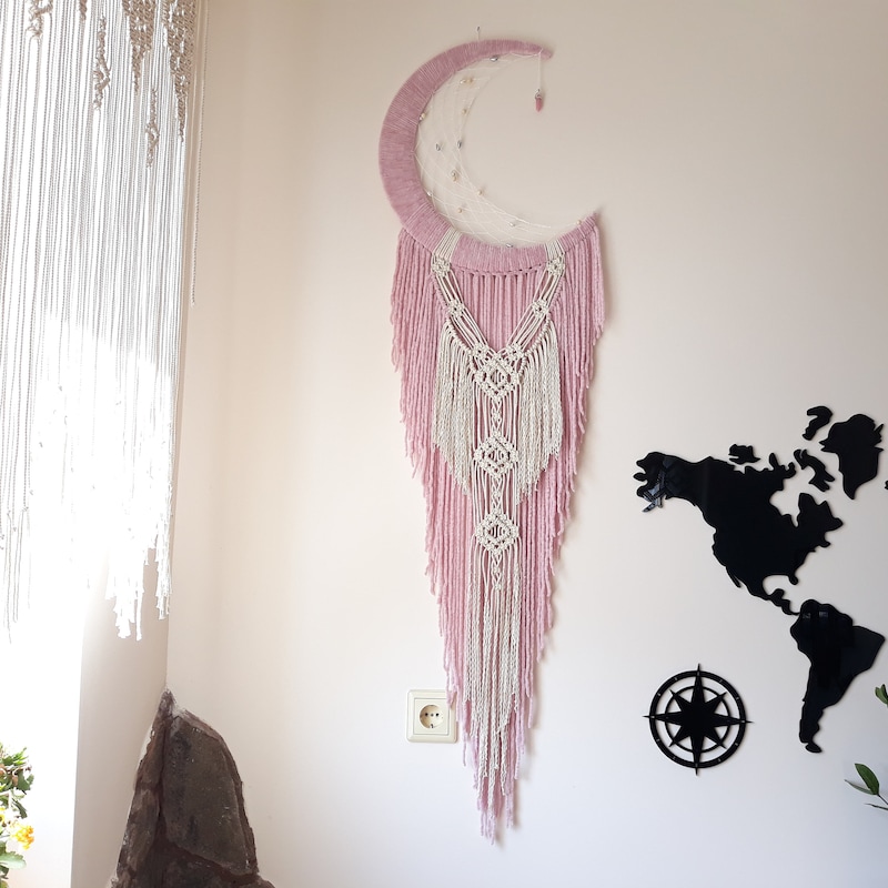 Moon and Star Macrame Pattern - Etsy