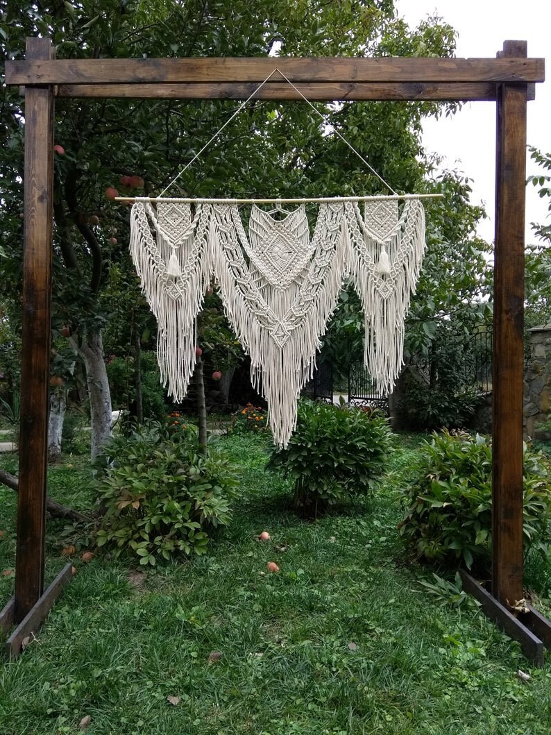 Geometric Macrame / Macrame Wall Hanging/ Macrame Decor/ Macrame Wall ...