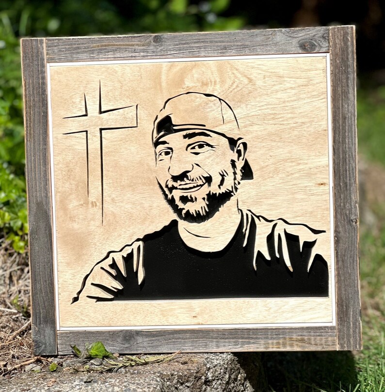 Custom Wood Portraits - YOUR Picture in Wood - Wood Custom Portraits ...