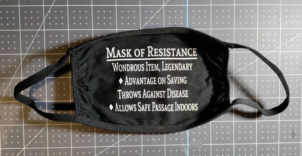 Dungeons and Dragons Mask Dungeons and Dragons Mask of | Etsy