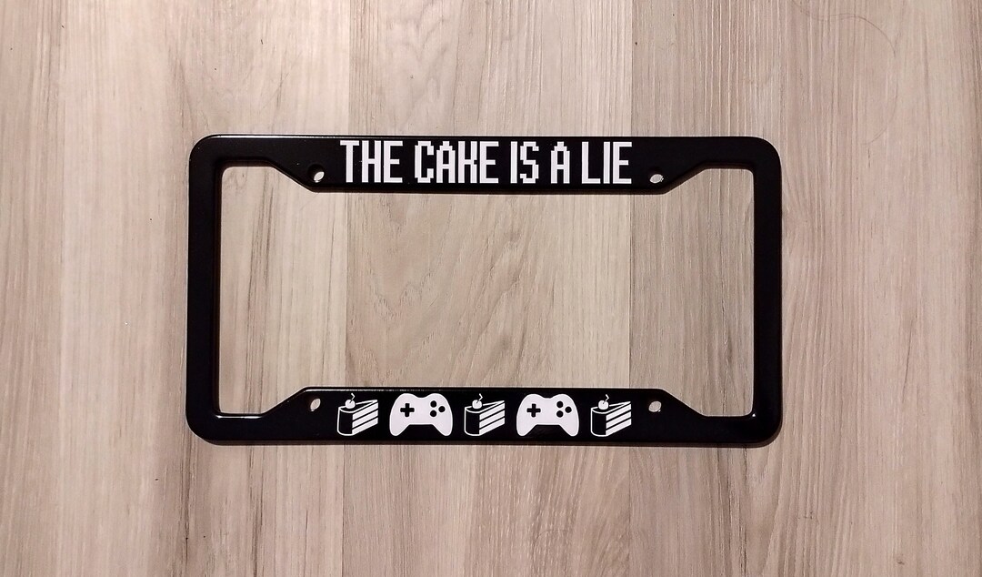 Gamer License Plate Frame, Gamer License Plate Cover, Gamer License ...