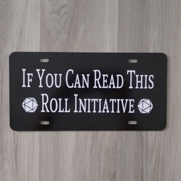 Dnd License Plate - Etsy