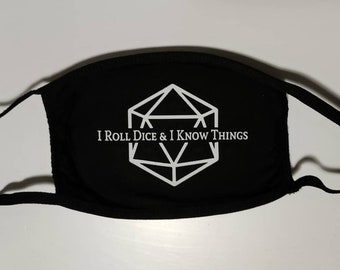 D&D Fabric Face Mask Don't Hate the Flayer. - Etsy
