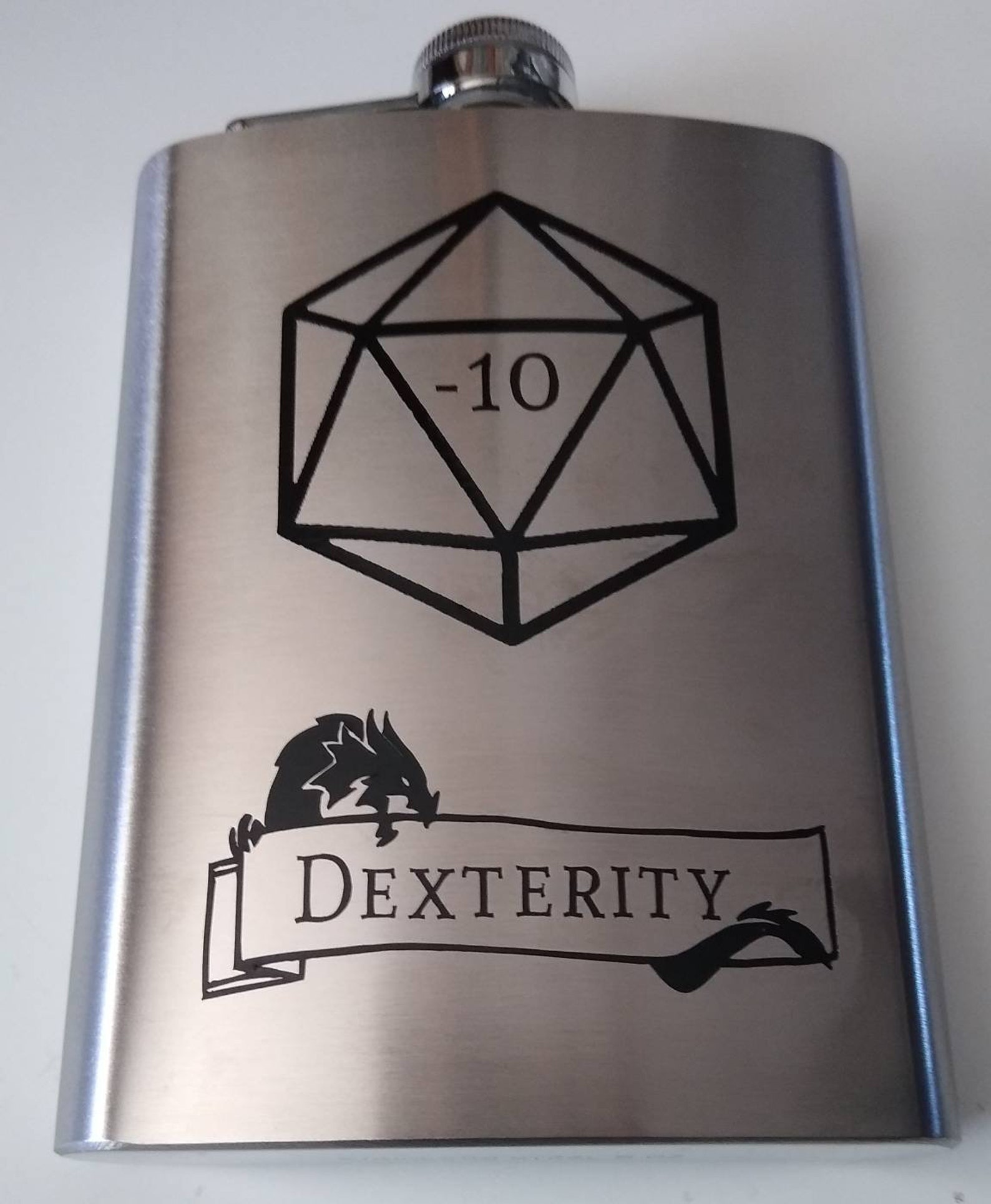 Dungeons and Dragons Flask D&D Flask D20 Flask This Is How | Etsy