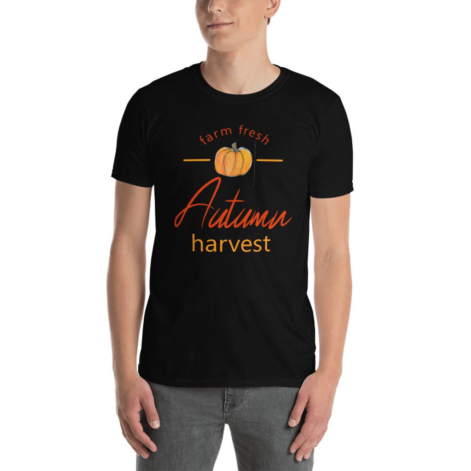 Farm Fresh Shirt Autumn Harvest Shirt Autumn Leaves Fall - Etsy