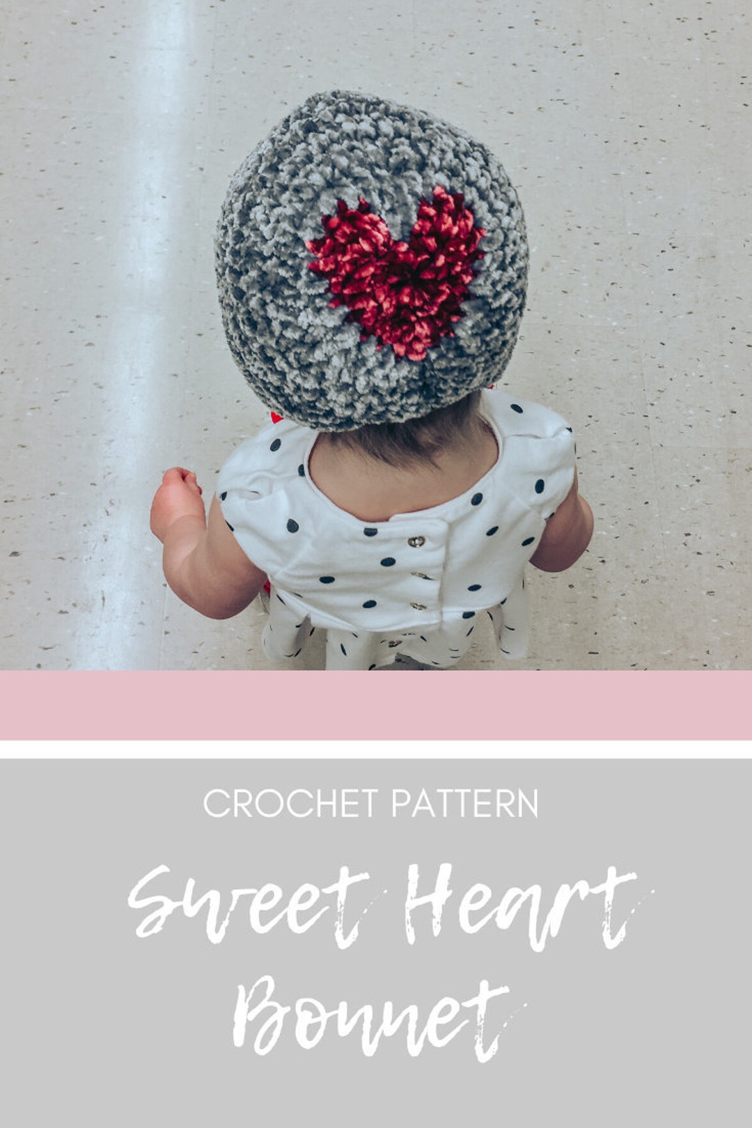 Sweet Heart Bonnet Crochet Pattern - Etsy