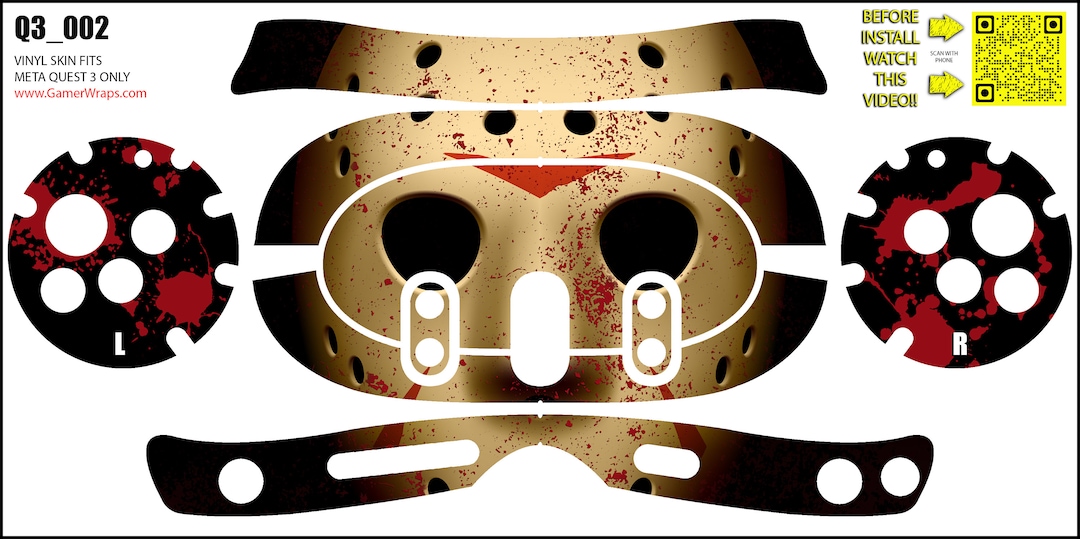 QUEST 3 Skin With Controller Skins (not for 1, 2 or Pro) - 002 - Etsy