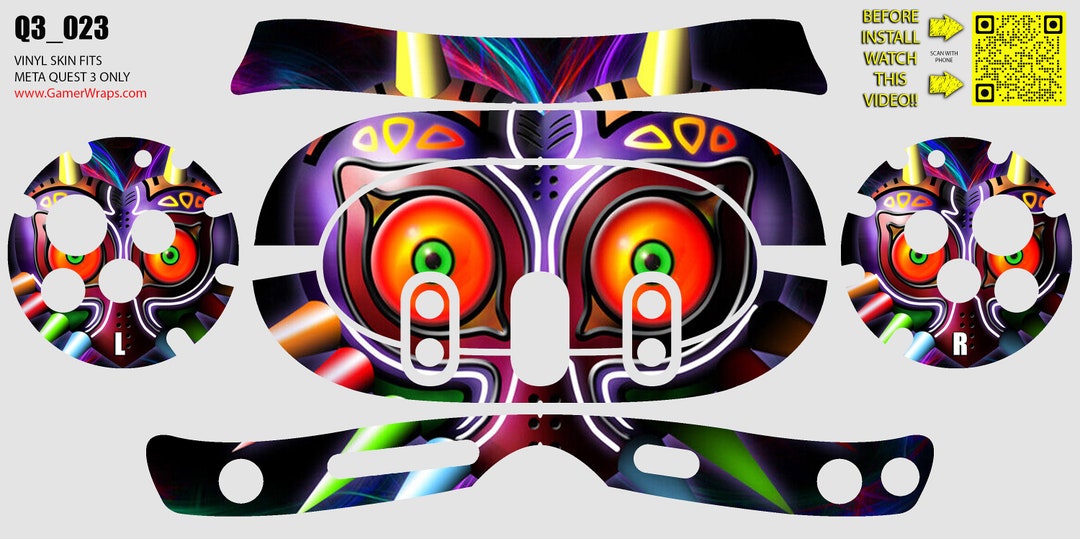 QUEST 3 Skin With Controller Skins (not for 1, 2 or Pro) - 023 - Etsy