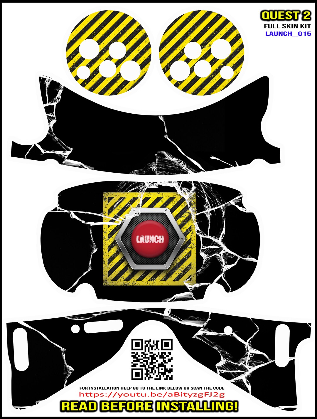 QUEST 2 Full Wrap With Controller Skins not Quest 1 Launch015 - Etsy