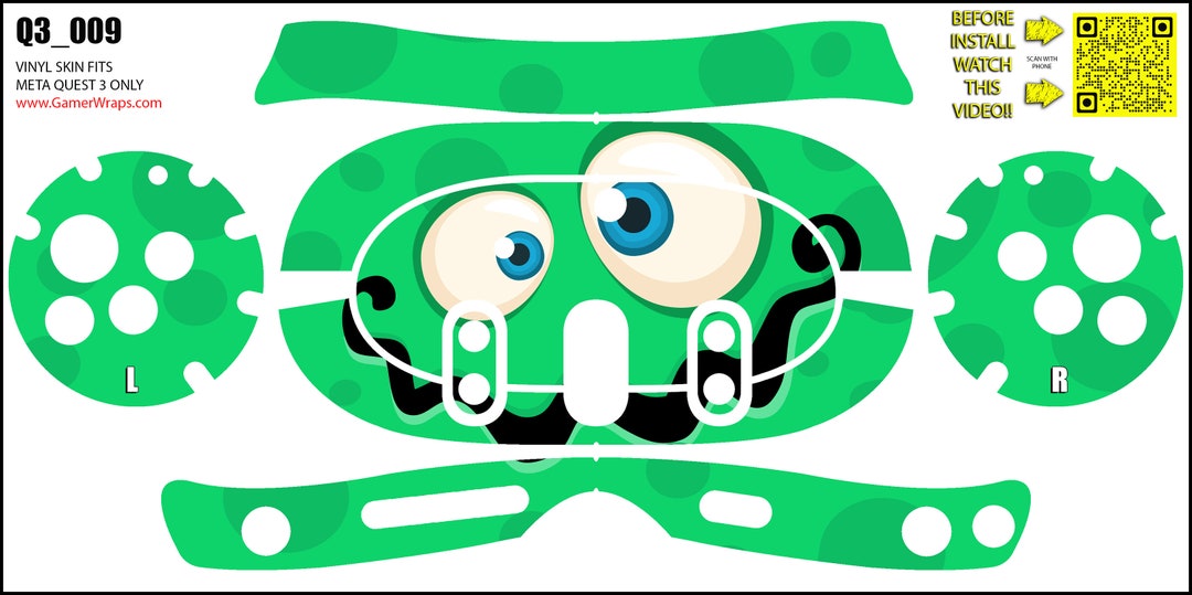 QUEST 3 Skin With Controller Skins (not for 1, 2 or Pro) - 009 - Etsy