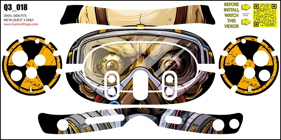 QUEST 3 Skin With Controller Skins (not for 1, 2 or Pro) - 018 - Etsy