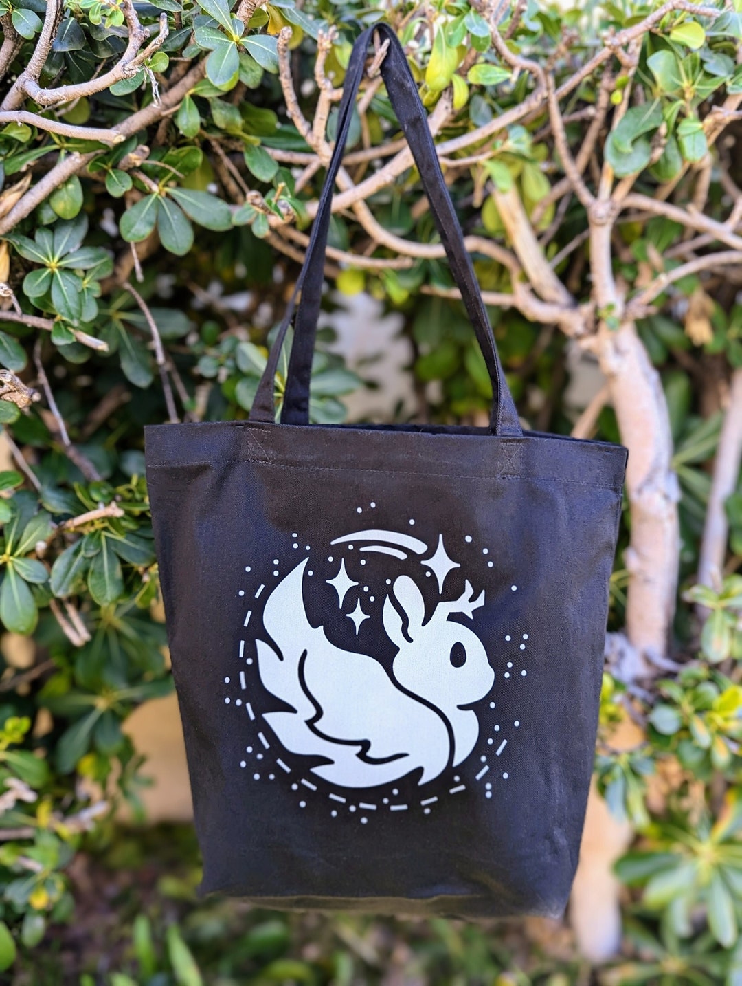 Wolpertinger Rabbit Tote Bag - Etsy
