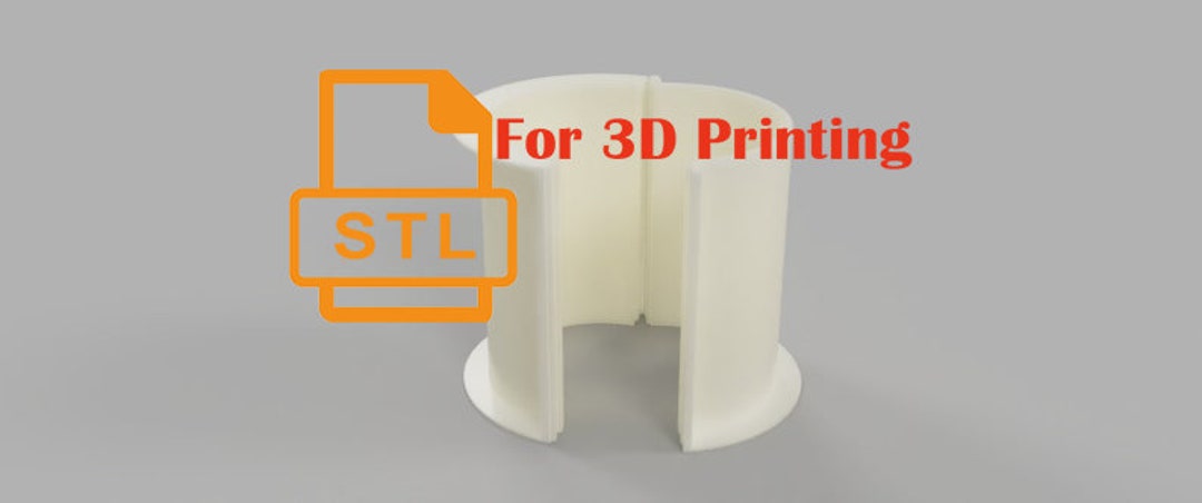 Circular STL Mold Box Mold Housing for Resin and Silicone (--digital ...