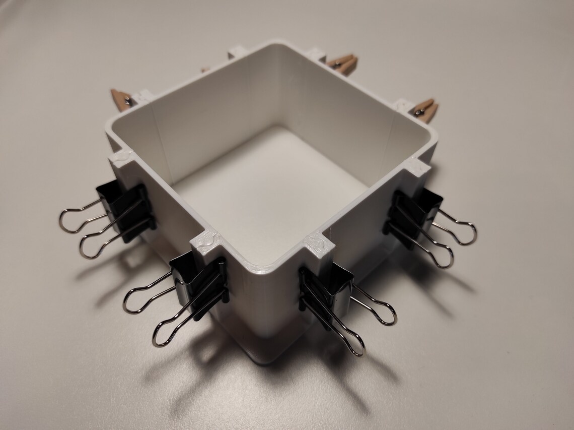 STL Mold Box Housing for Resin and Silicone, Assemble by Binder Clips ...