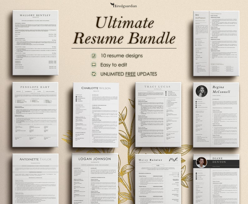 Minimalist Creative Resume Template, Cv Template, Resume Template ...