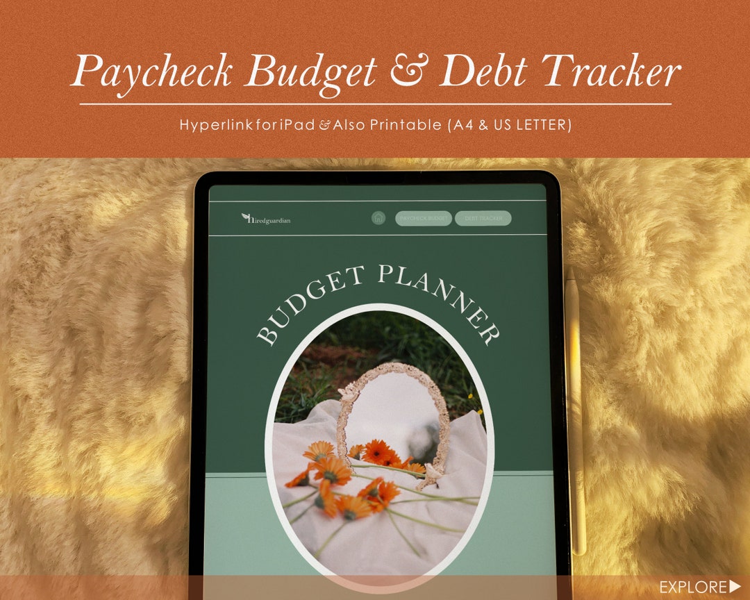 Digital Finance Planner, Budget Planner, Finance Tracker, Budget ...