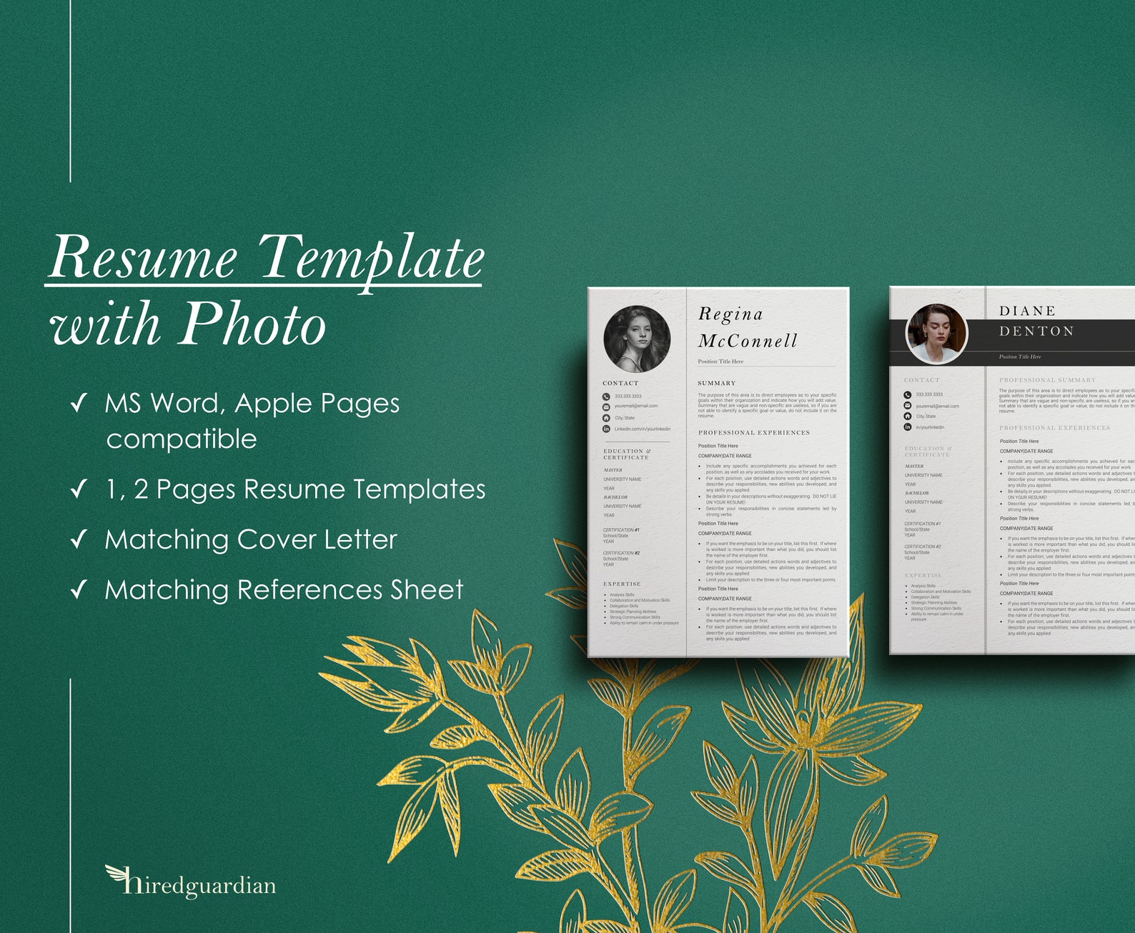 Minimalist Creative Resume Template, Cv Template, Resume Template ...