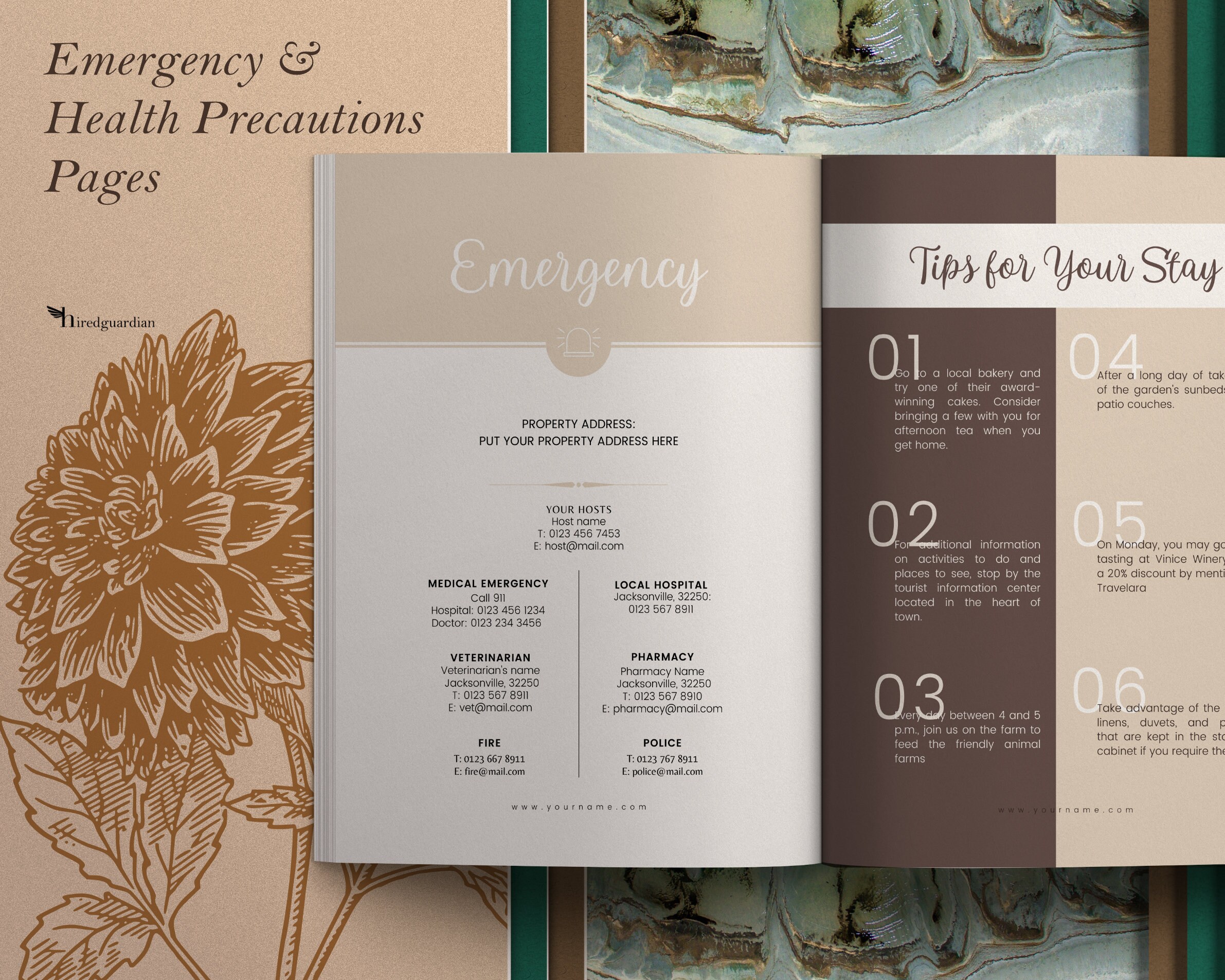 Editable Home Rental Book Superhost Ebook Airbnb Welcome - Etsy