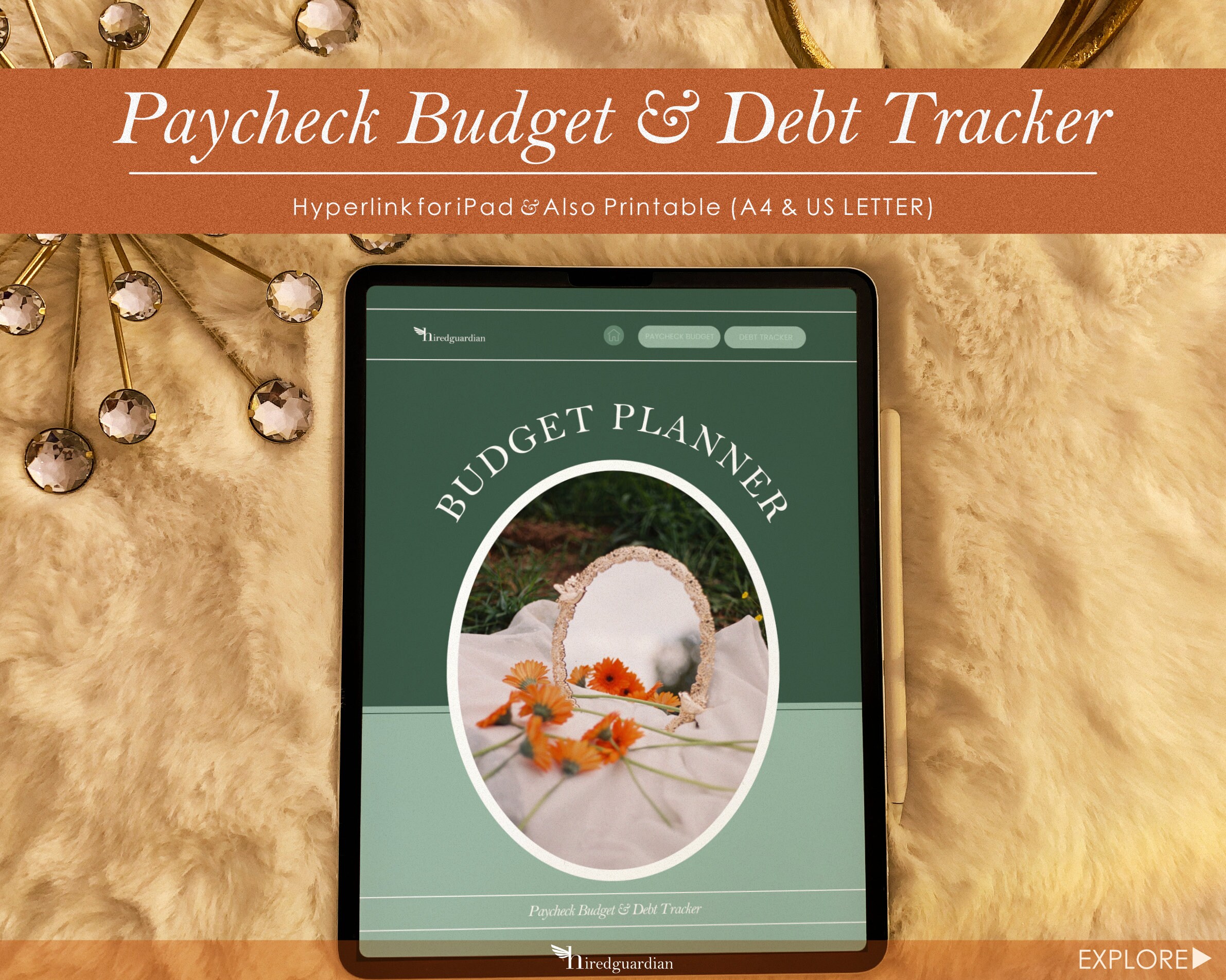 Digital Budget Planner, Digital Planner, Goodnotes Digital Planner ...