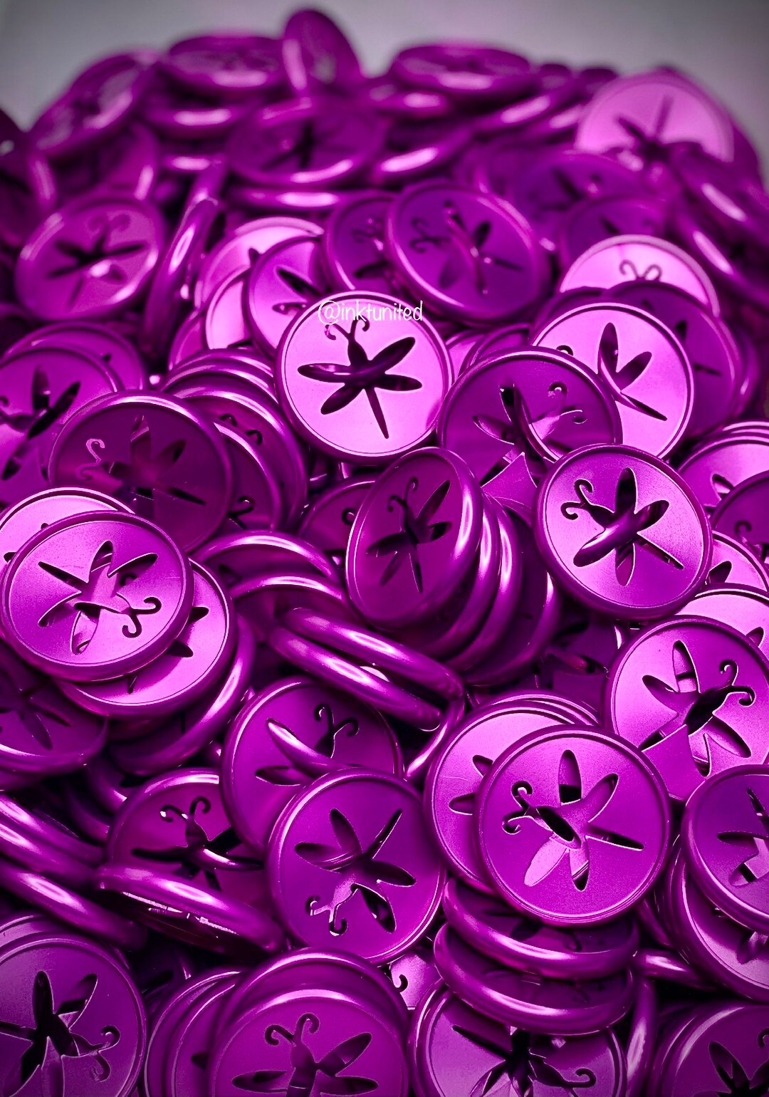 Purple Metal Planner Disc - Etsy