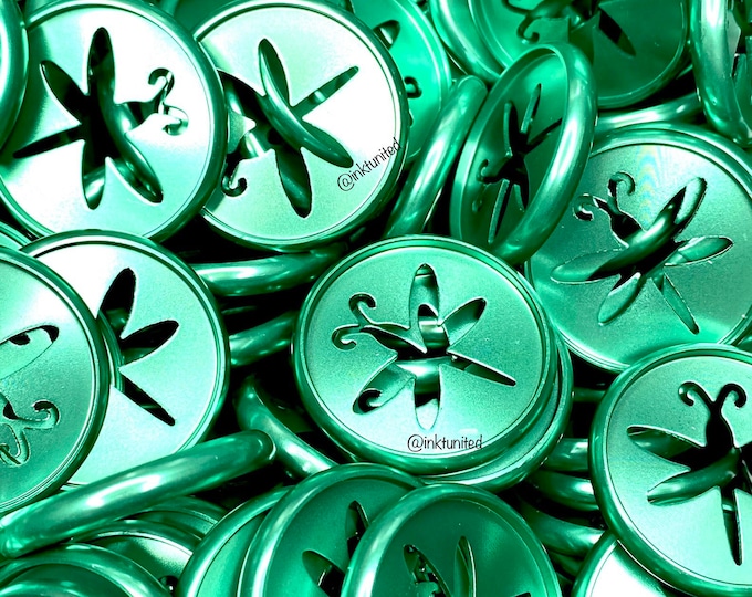 Emerald Green Metal Planner Disc - Etsy