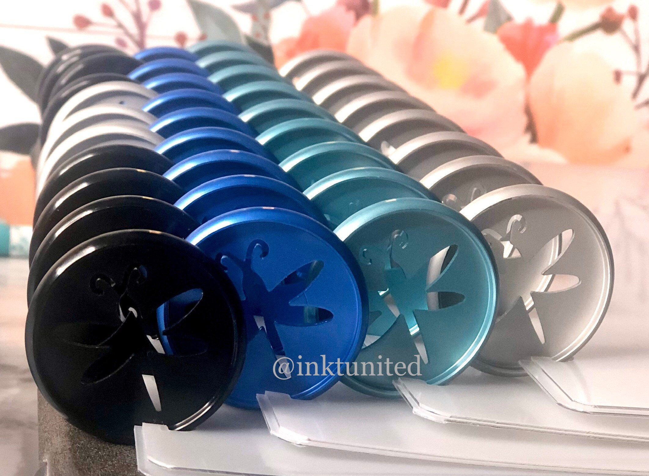 Powder Silver Metal Dragonfly Disc - Etsy