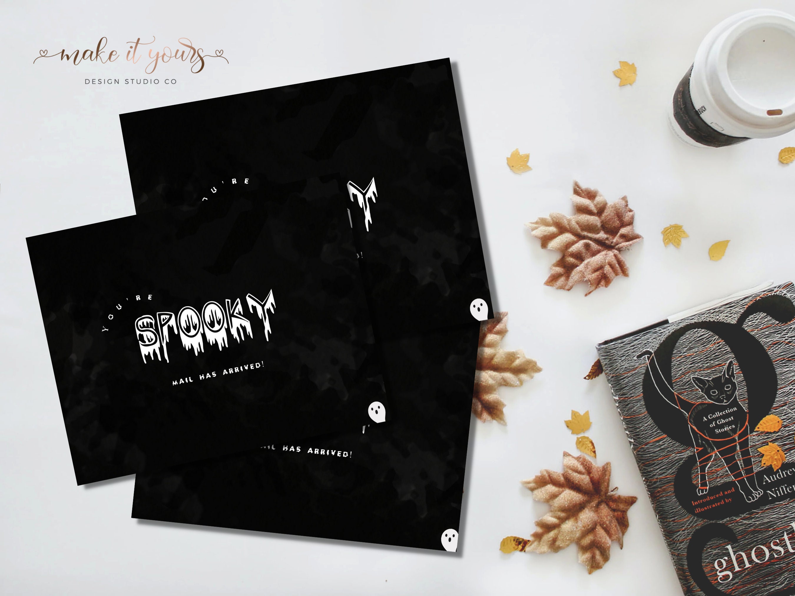 Editable Halloween Thank You Card Template, Thank You for You Order ...