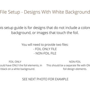 File Setup, Foil Print File Setup, Foil Setup File, Print File Setup ...