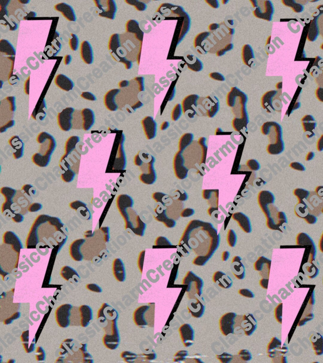 Leopard Lightning Bolt Digital Download - Etsy