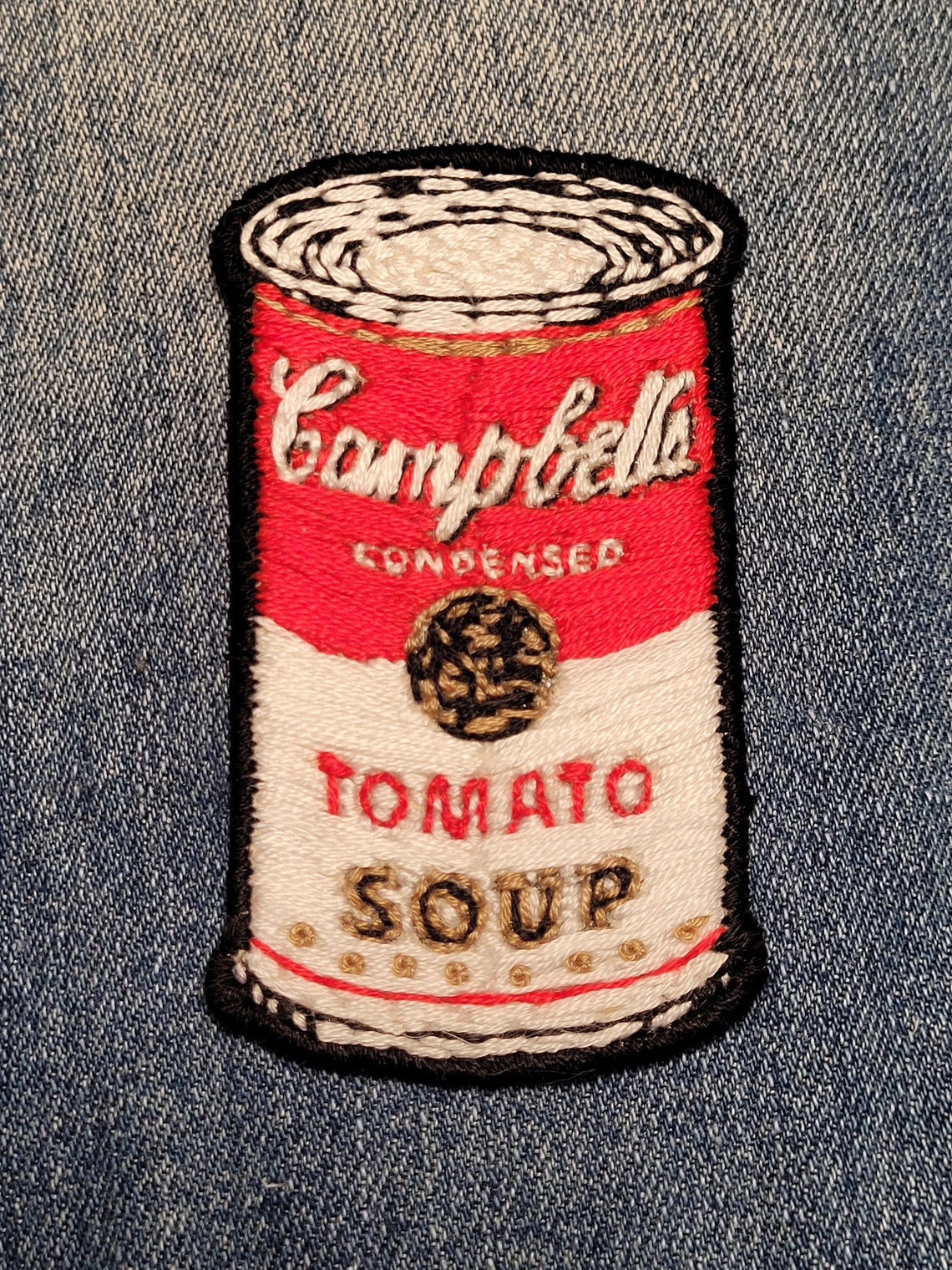 Andy Warhol Campbell's Soup Patch | Etsy