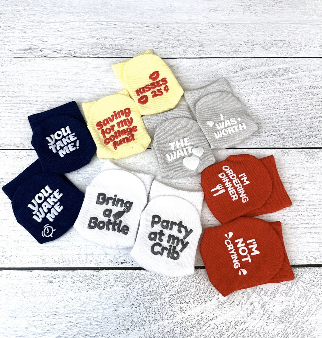 Baby Shower Gift Funny Baby Socks Baby Socks With Grip - Etsy