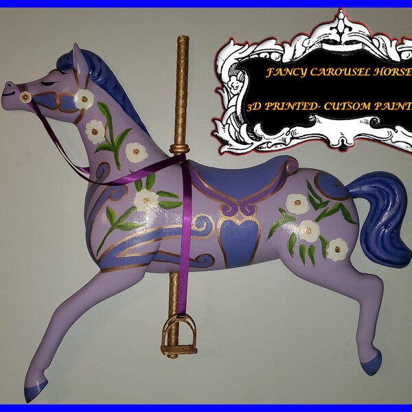 3d Printed Carousel - Etsy