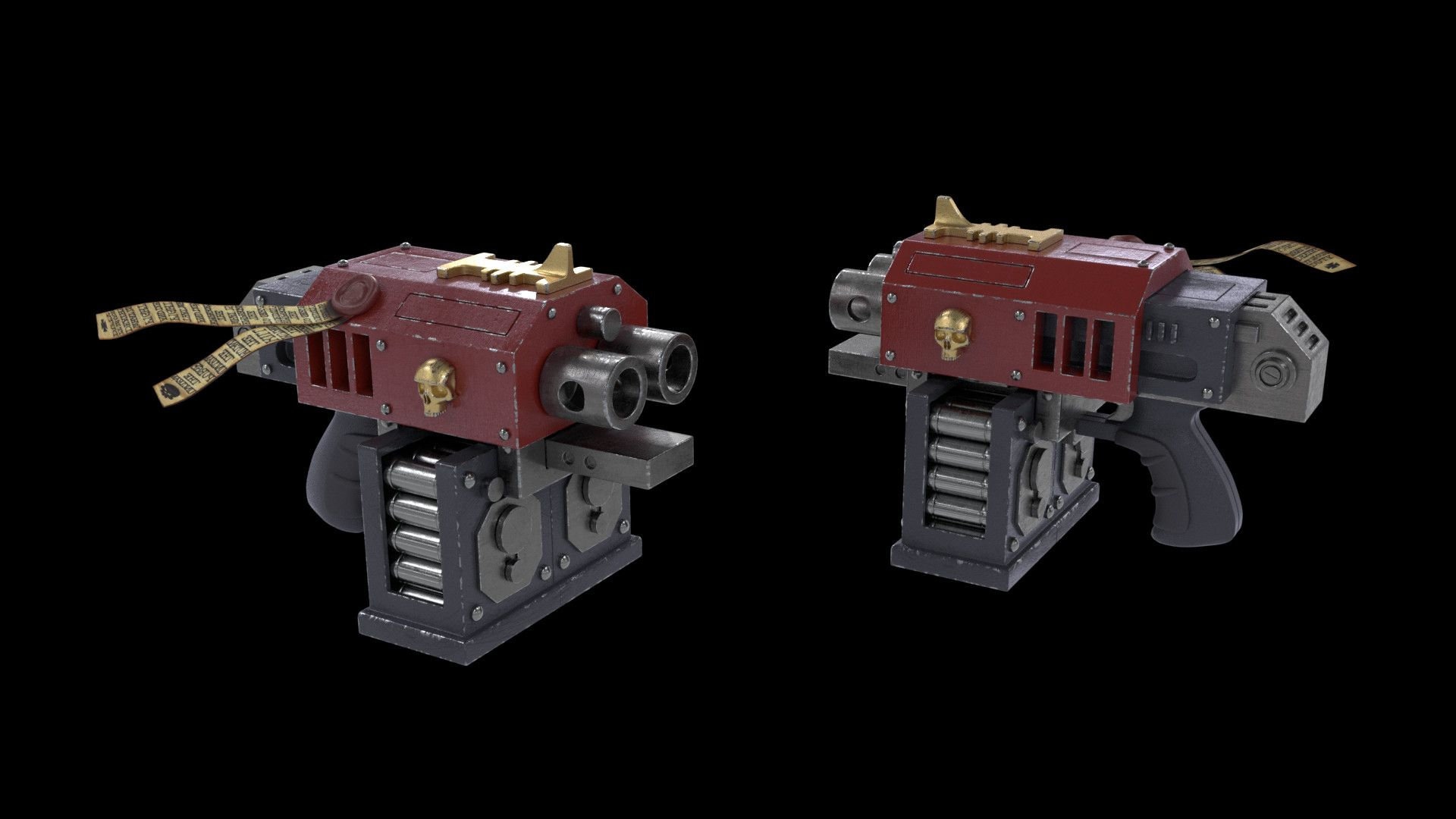 Space Marine Warhammer 40k Blood Raven Storm Bolter 3d Printed - Etsy ...