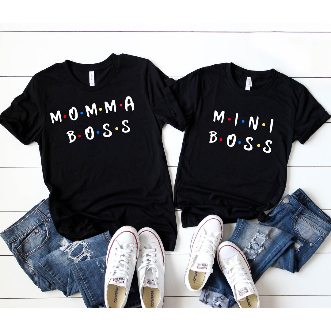 Mini Boss and Momma Boss Matching Shirts Mama and Mini Boss - Etsy