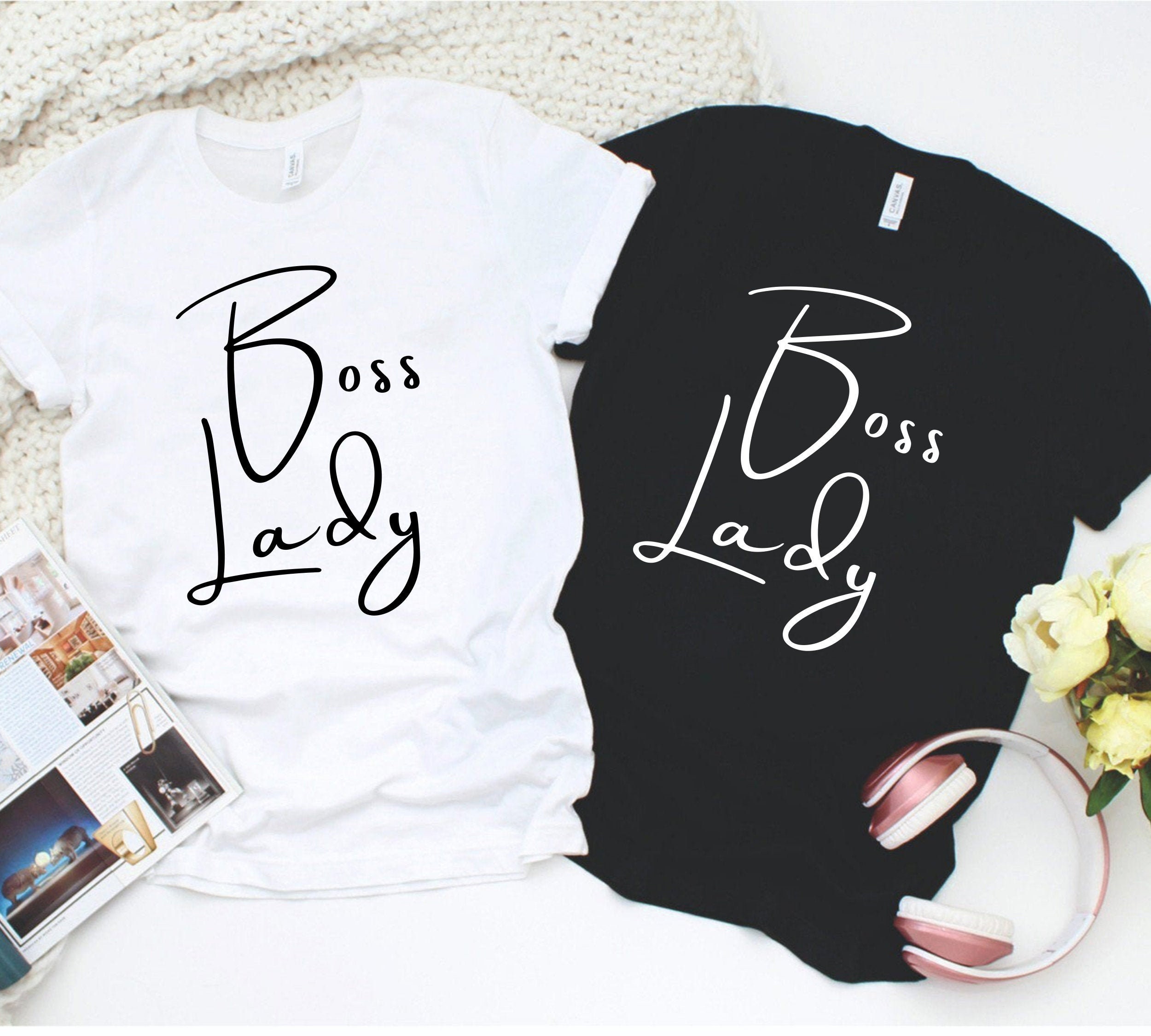 Boss Lady Shirt, Boss Babe Shirt, Girl Boss Gift, Women Entrepreneur ...
