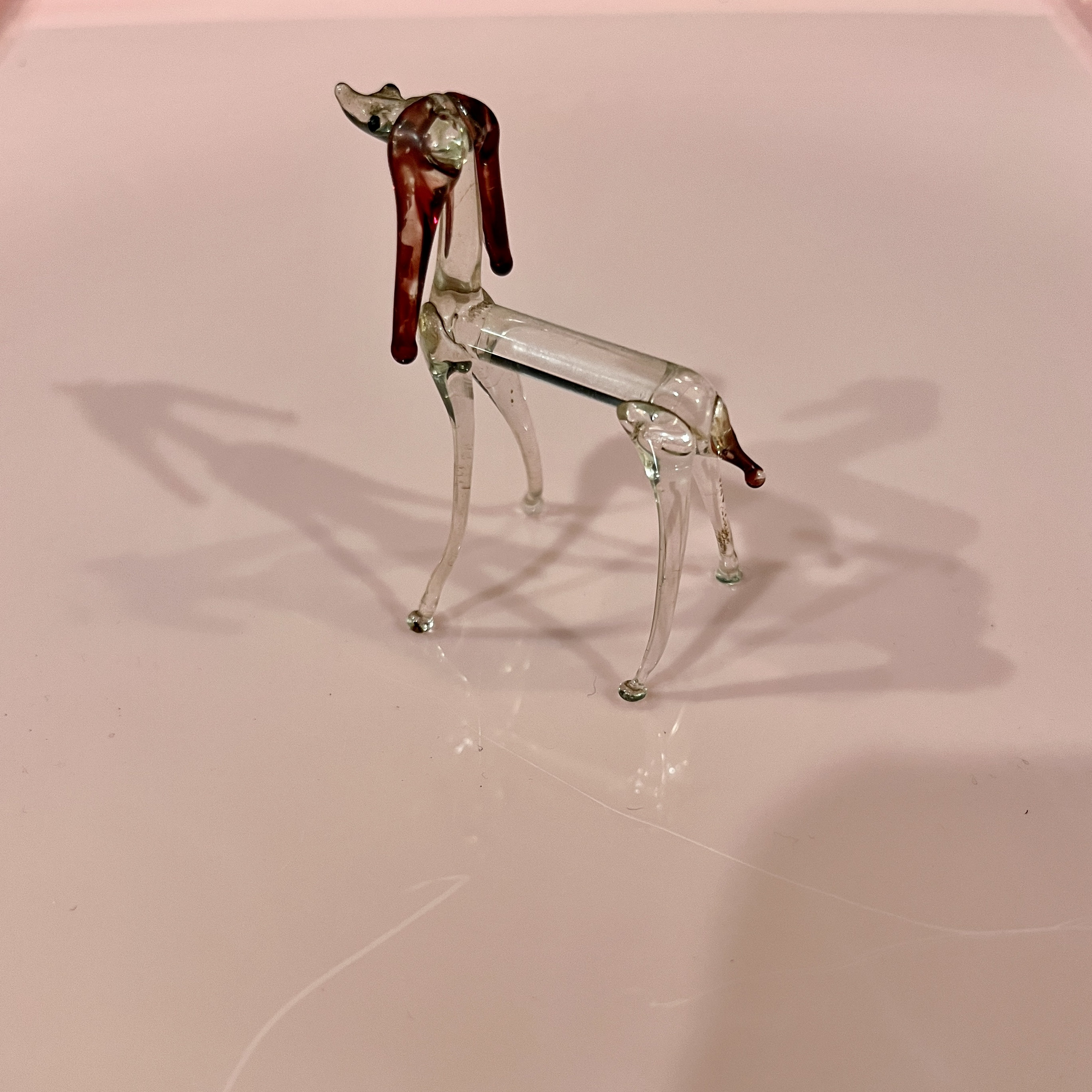 Murano Glass Dog Figurine Vintage 1930's Hand Spun With Precision and ...