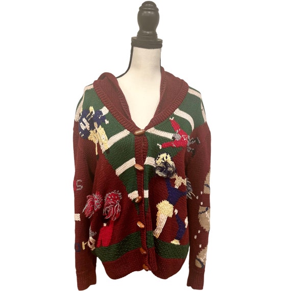Rare 1980's BEREK Knit football sweater perfect for a… - Gem