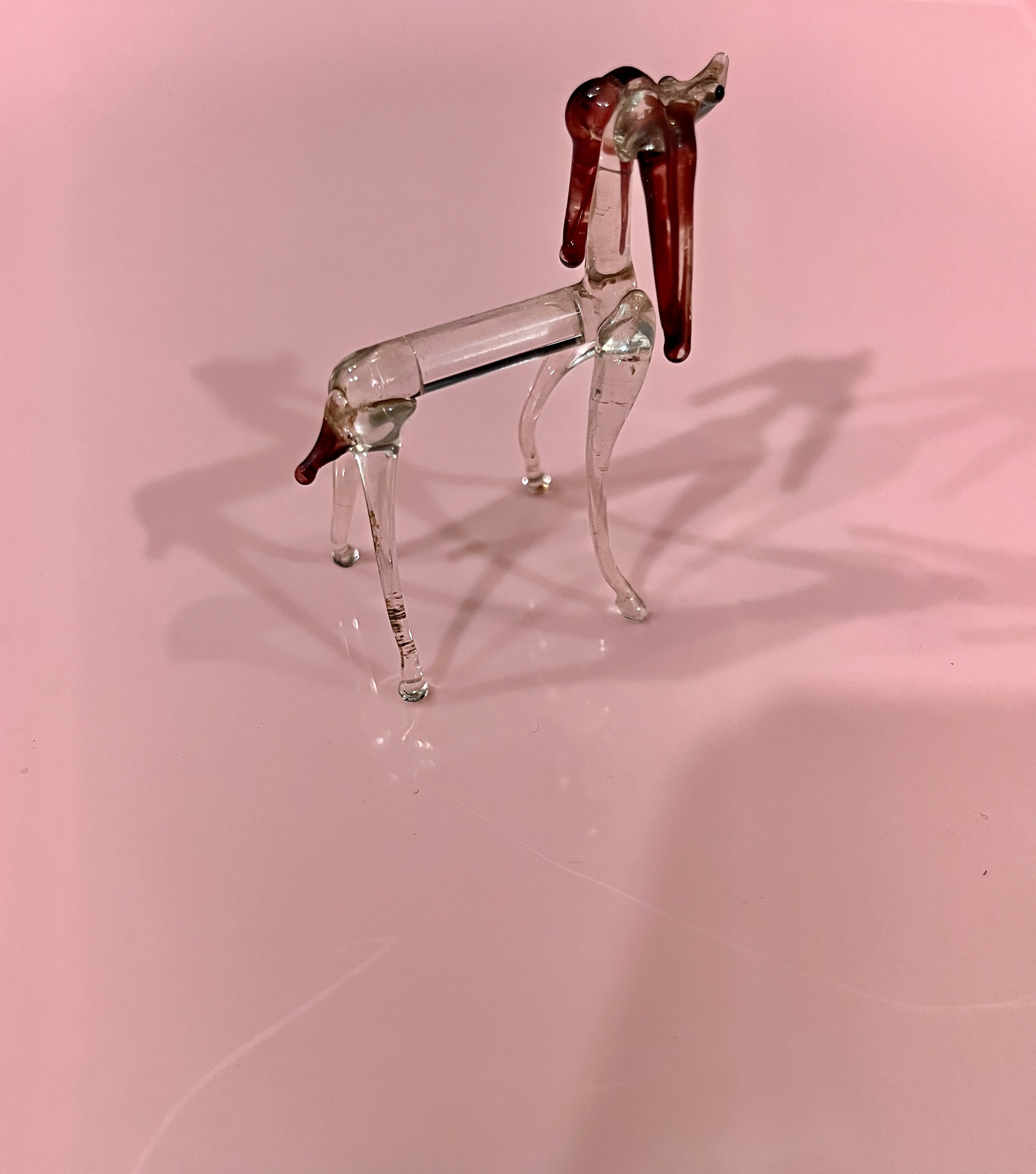 Murano Glass Dog Figurine Vintage 1930's Hand Spun With Precision and ...
