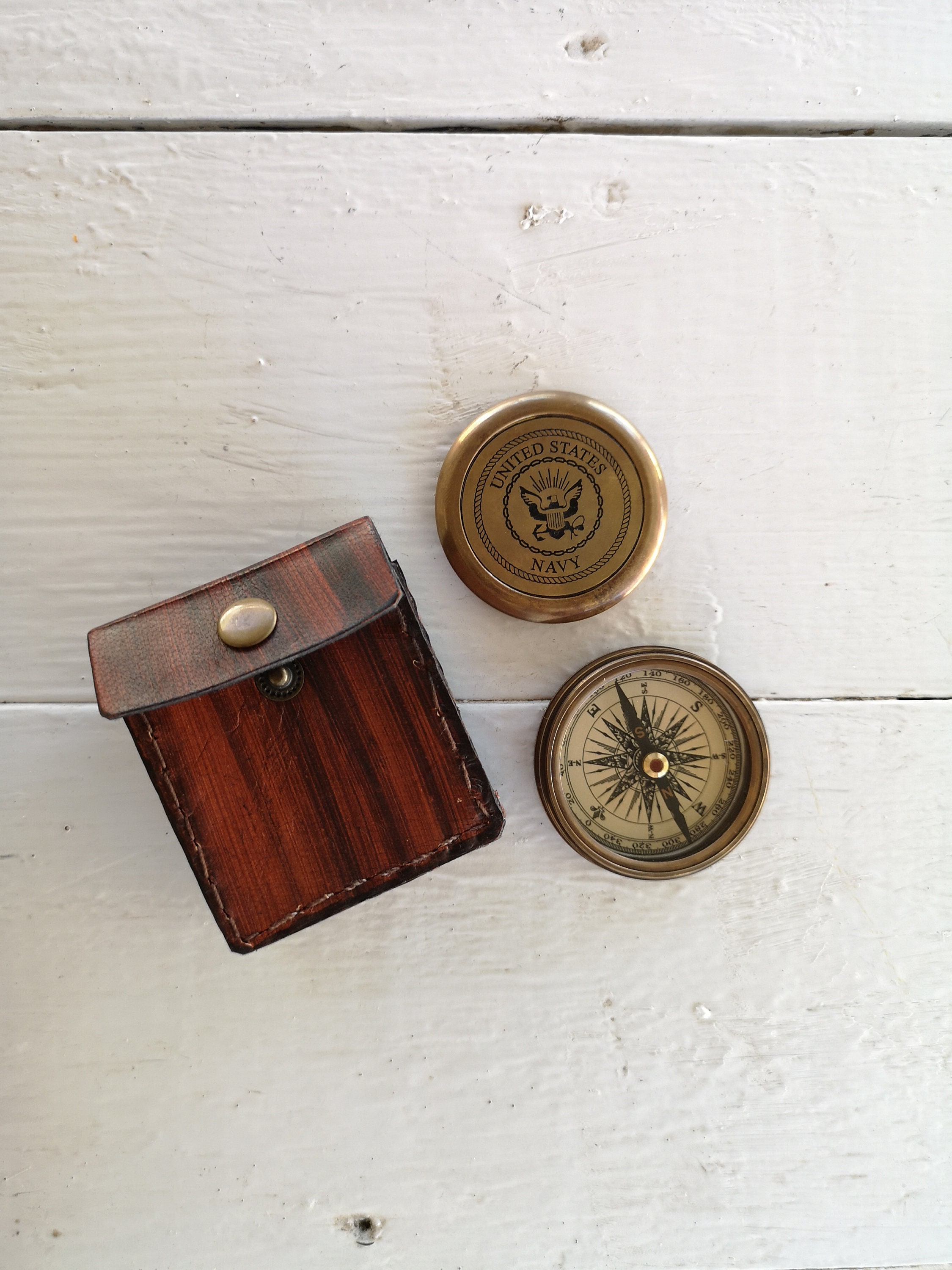 Navy Compass U.S. Navy Gift Antique Compass Vintage | Etsy