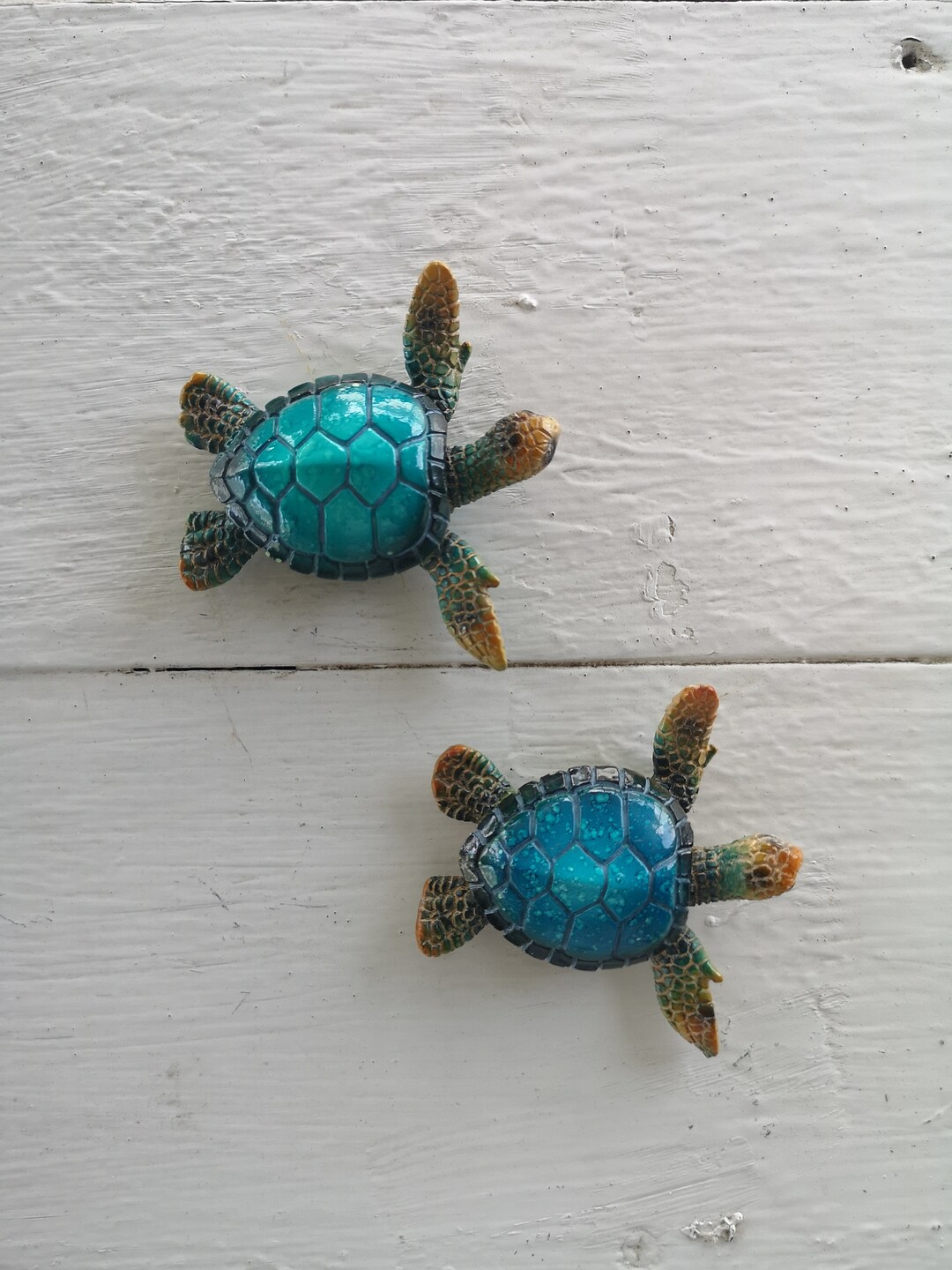 Turtle Magnet, Nautical Magnet, Turtle Figurine, Turtle Lover Gift, Sea ...