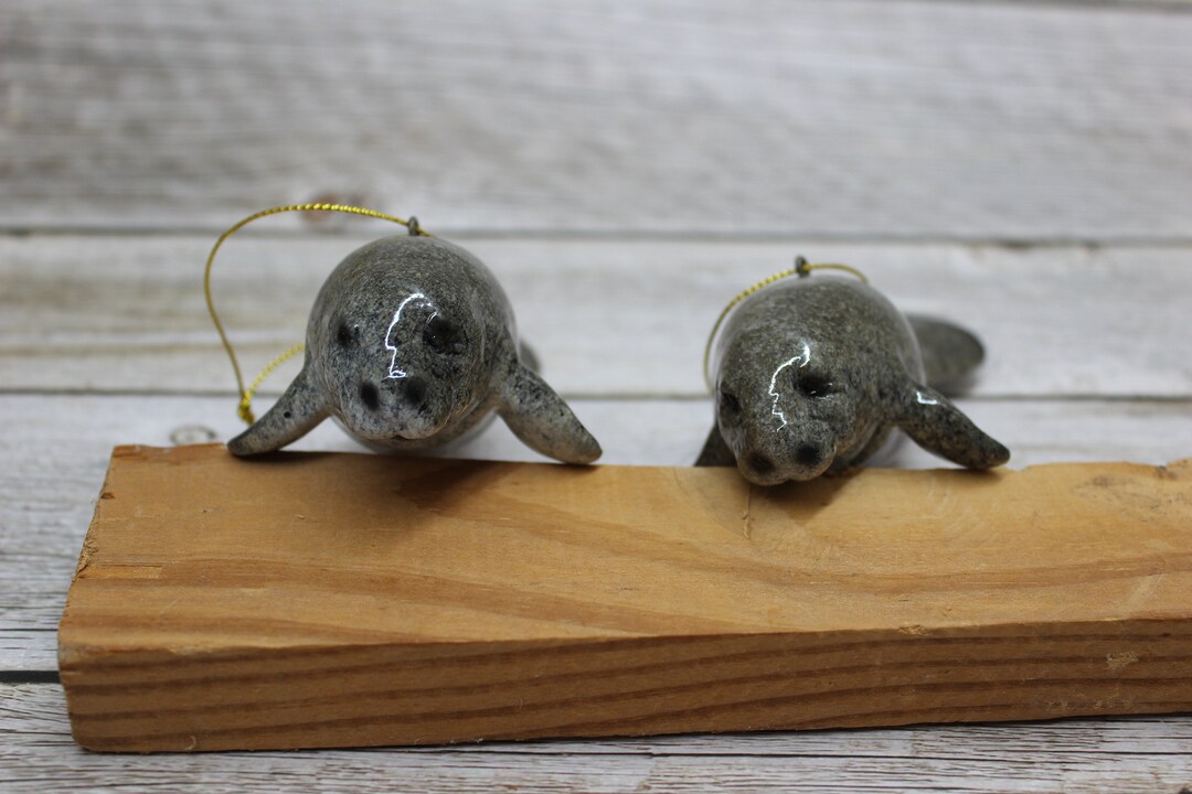 Manatee Ornament Manatee Ornament SET OF TWO Manatee - Etsy