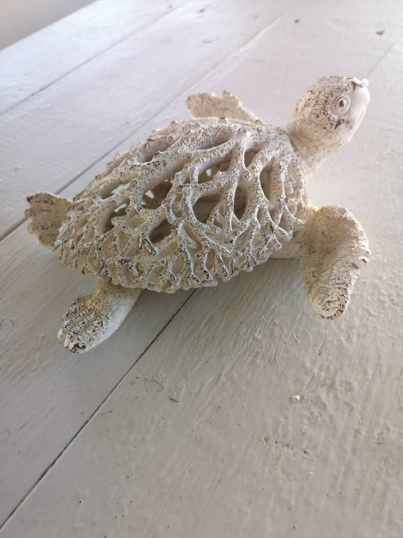 Turtle Figurine Coral Decor Sea Turtle Decor Turtle Decor - Etsy