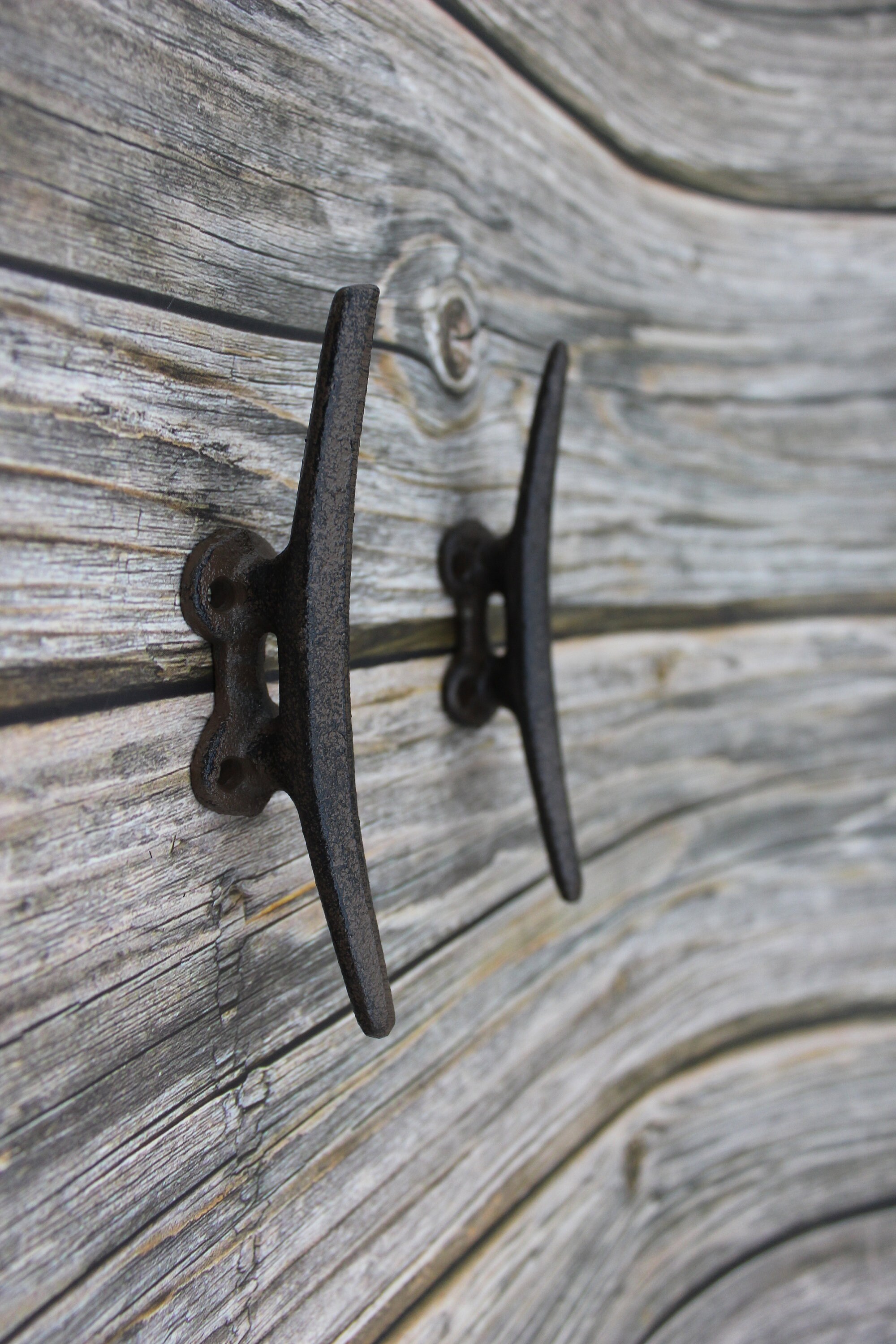Cleat Hook Nautical Hanger Cleat Hanger Coastal Hook SET - Etsy
