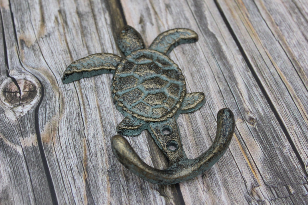 Turtle Hook, on Sale Ocean Decor, Sea Turtle Hook, Turtle Decor, Sea ...